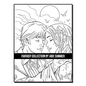 Fantasy Collection: An Adult Coloring Book with 100+ Incredible Coloring Pages of Mermaids, Fairies, Vampires, Dragons, and More!