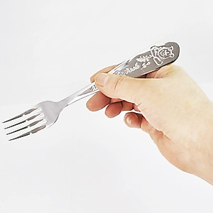 Skater FS1C-A Sanrio Stainless Steel Fork for Adults Engraved Hello Kitty