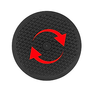 MANCHAP 4 PCS 12 Inch Rotating Swivel Turntable, Rotating Swivel Stand with Steel Ball Bearings, Plastic Lazy Susan Stand for TV / Monitor, 110 Lbs Load Capacity