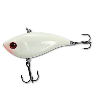 Northland Tackle Rippin' Shad Fishing Hook - Freshwater Fishing Lure for Bass, Walleye, Trout, Crappie, & Others - The Perfect Bait in Any Kit (Glo Perch, 2", 3/8 Oz)