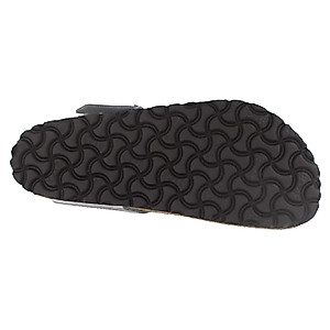 Birkenstock 4385137 Gizeh Silver Bflor 37