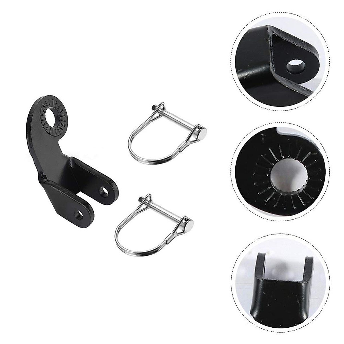 BESPORTBLE 1 Bicycle Trailer Pull Head Palm Tree Cups Towing Solutions Connector Bike Handy Trailers Trailer Hitch Adapter Baby Universal Iron Appendix