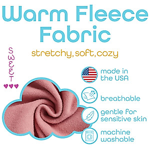 Sweet Hearts Girls' Fleece Sweatpants - 2 Pack Super Soft Athletic Performance Jogger Pants: Made in USA (7-16), Size 10-12, Black/Black