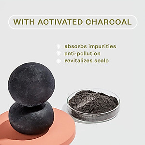 B.O.B BARS OVER BOTTLES Detox Solid Shampoo Bar | For Man | 3 in 1: Hair, Beard & Body Wash | Flaky Scalp, Haircare | Dandruff Control | Natural, Vegan | Plastic Free | Waterless & Zero Waste