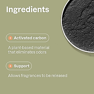 ATTITUDE Air Purifier with Activated Carbon Filter, Plant- and Mineral-Based Ingredients, Traps Pet Odors and Pollutants, Vegan and Cruelty-free, Lavender, 8 Ounces