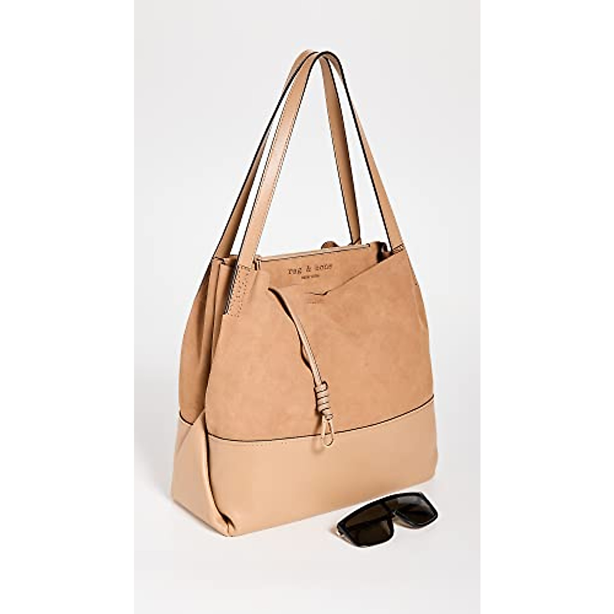 rag & bone Women's Passenger Tote 2.0, Caramel, Tan, One Size