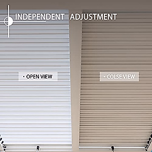 BPS 10 Ft. W x 13 Ft. D Outdoor Louvered Pergola Adjustable Louvered Sloping Roof Wall-Mounted Pergola for Patio, Backyard, Garden