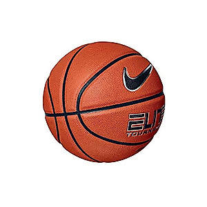 Nike Unisex's Basketball Elite Tournament Amber/Black, Size 7