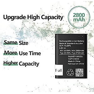 [2800mAh] SCP-73LBPS Battery,(2021 Upgraded) Super High Capacity Replacement for Kyocera DuraXV Extreme E4810 Verizon Flip Phone