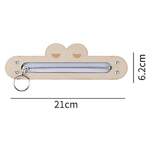 Colaxi Montessori Busy Board Accessories Zipper Children Toddlers