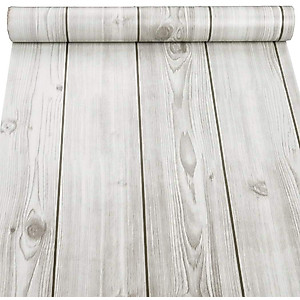 Walldecor1 Wood Grain Contact Paper Self Adhesive Peel and Stick Film for Cabinets Shelves Drawers Faux Maple Wood Textured Shelf Paper Sticker Covering 16 x 78.7 Inches