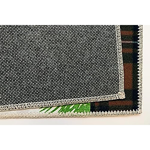 Jellybean Moutain View Olivia's Home Accent Rug Winter Snow Themed Rug 22" x 32"