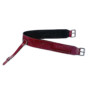 RAAVILS Horse Leather Cinch for Western Saddles Horse TACK Leather Back Cinch Rear Saddle Girth