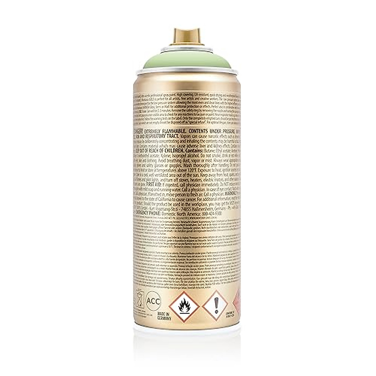 Montana Cans Montana GOLD 400 ml Color, Linden Green Spray Paint, MXG-G6010, 400ml