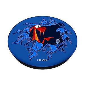 Disney Mulan Mushu & Cri-Kee Popping Out Of Hole PopSockets PopGrip: Swappable Grip for Phones & Tablets