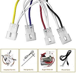 Replacement Control Board with Upgraded Circuit Board for Pit Boss Wood Pellet Grill Tailgater P7-340 / Lexington P7-540 / Classic P7-700 / Austin XL P7-1000 / 440FB1 Matte Black