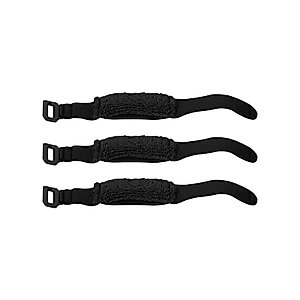 Cheerock 3pcs Bass Guitar String Mute Damper, Cotton Bass Guitar Fret Wrap Mute, Adjustable Guitar String Dampener, Bass Guitar Accessories
