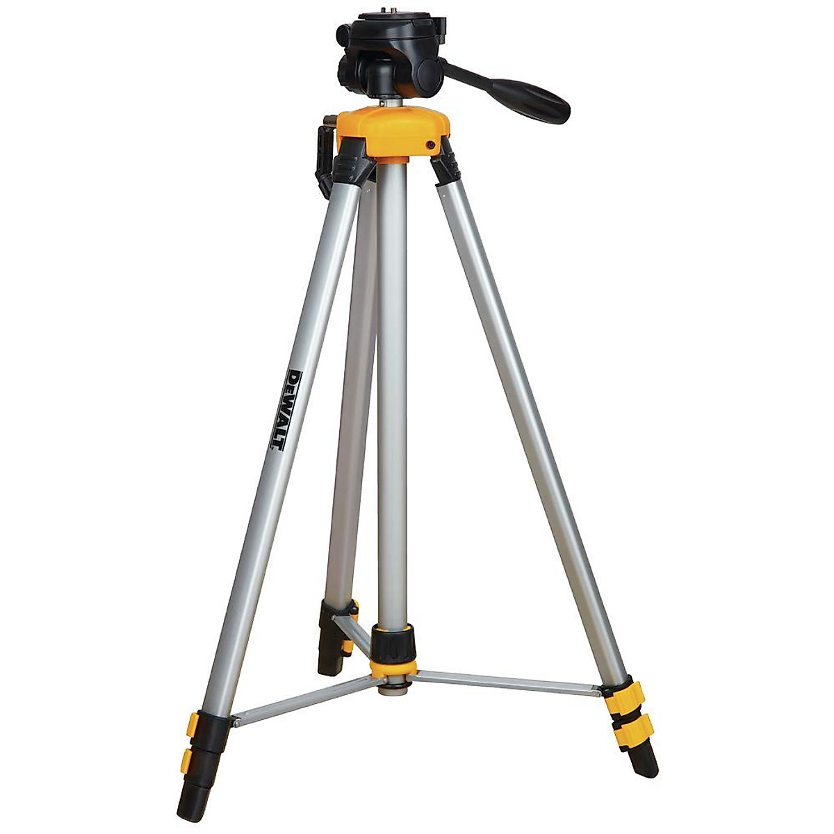 DEWALT Laser Level Tripod, ¼ x 20 Thread Mount, Collapsible Legs, Non-Skid Feet, Carrying Pouch Included (DW0881T)