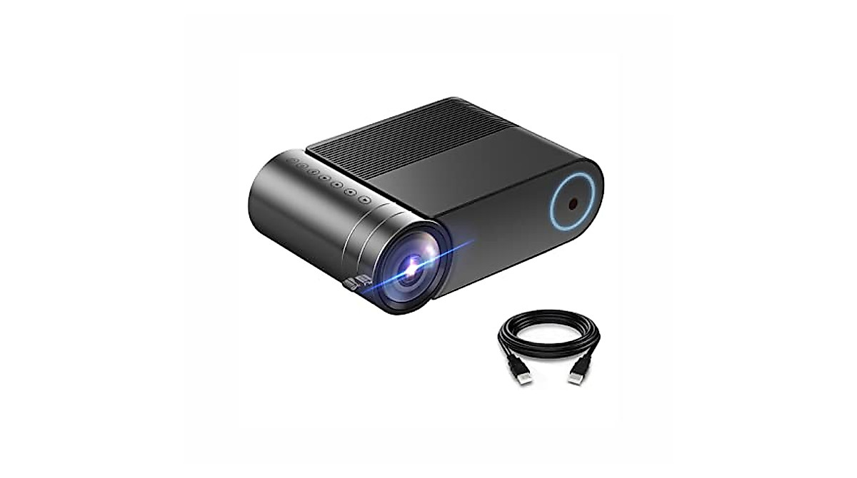 Portable Mini Projector - 720P Native, 3800 Lux Home Cinema
