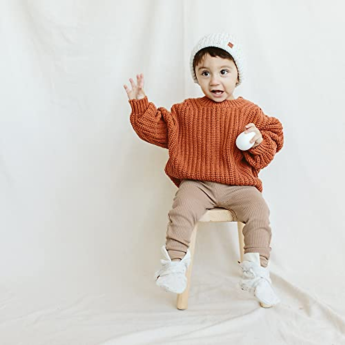 goumikids 12-18m Thermal Natural Pants