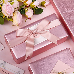 WRAPAHOLIC Wrapping Paper Roll - Pink with Metallic Shine for Birthday, Holiday, Wedding, Baby Shower - 30 inch x 16.5 feet