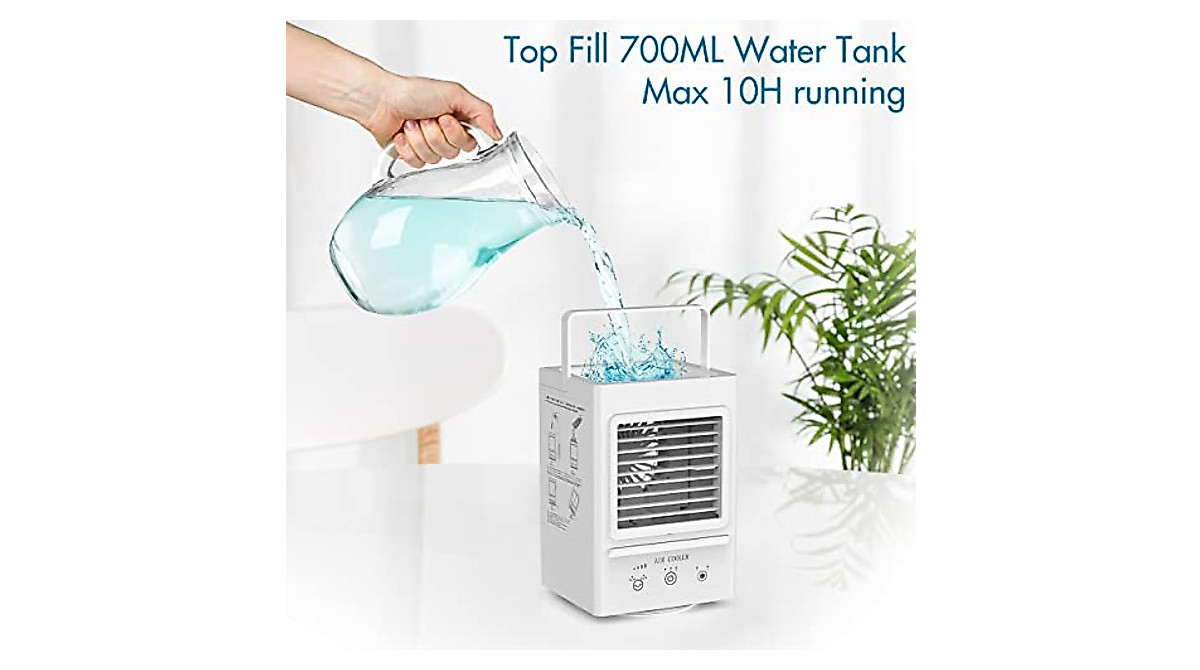 Portable Air Conditioner with Rechargeable Battery | Stay Cool Anywhere