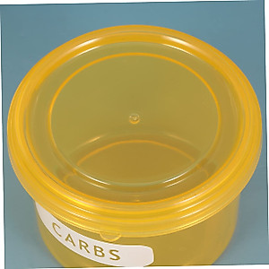 BIUDECO 1Set Diet Portion Control Containers Airtight Food Storage Boxes for Meal Prep Fresh Keeping and Freezer Safe Multifunctional Storage Cases Below