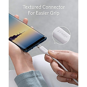 Anker USB C Cable, Powerline III USB-C to USB-C Cable 2.0(60W 10ft), USB C Fast Charging Cable for MacBook Pro 2020, iPad Pro 2020, Switch, Samsung Galaxy S20 Plus S9 S8 Plus, Pixel, and More (White)