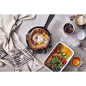 Staub 40501-142 Skillet Black, 6.3 inches (16 cm), Enameled Casting, Iron, Induction Compatible