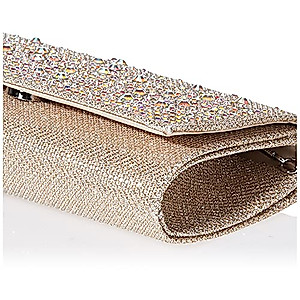 Jessica McClintock Chloe Sparkle Stones Evening Clutch, Champagne