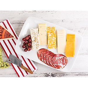 HIC Harold Import Co. HIC Kitchen Rectangular Platter, 14-Inch, White