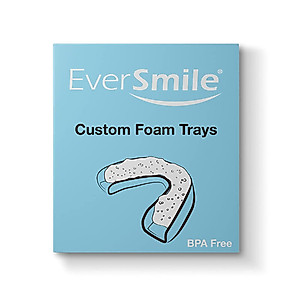 EverSmile Custom Foam Trays - Use With AlignerFresh Original Clean & OrthoFoam for an All-Around Deep Clean of Orthodontic Appliances and Teeth Whitener. Case included. (1pk)