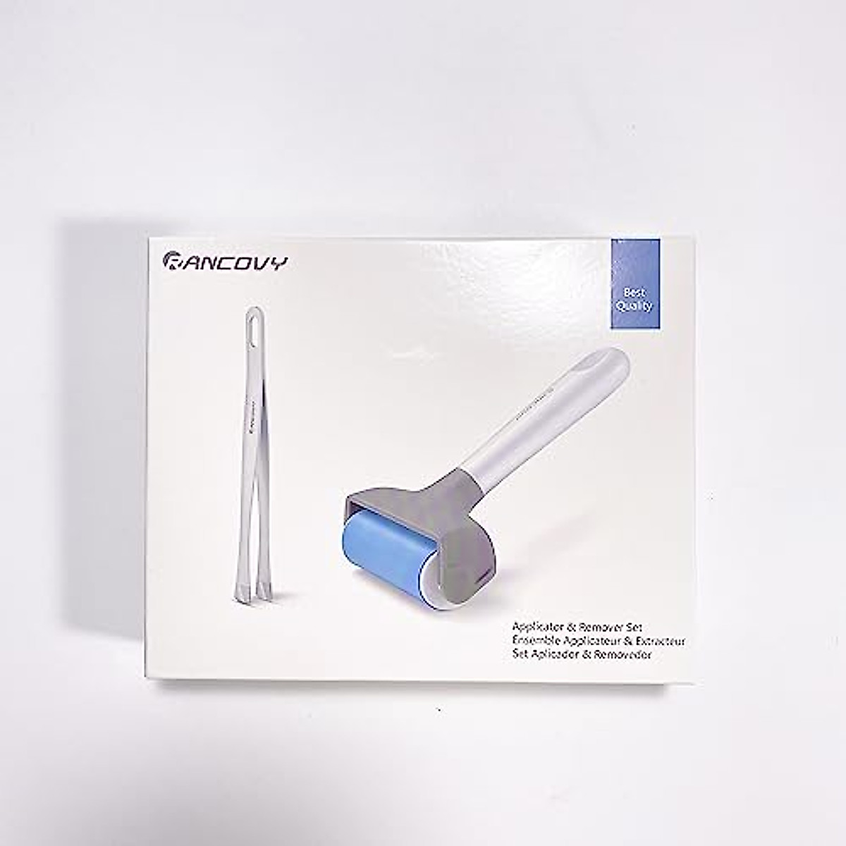 RANCOVY Brayer Roller & Mat Remover Tool Tweezers Set for Cricut/Silhouette/Brother and T-Shirts Heat Transfer Projects Printmaking