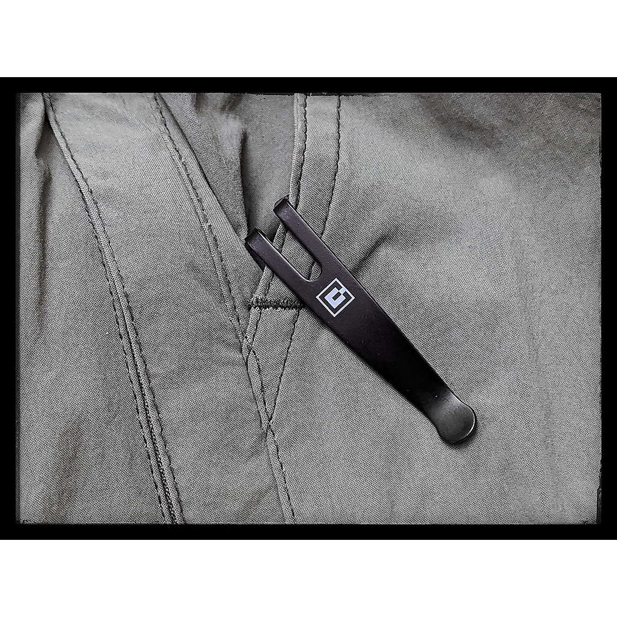 Bundle of BLACK SwissQlip for 91mm Victorinox Swiss Army Knife models & SwissLinQ Keychain Case for Classic SD Models