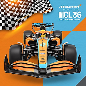 RASTAR McLaren MCL36 Formula 1 Race RC Car 1/12 Scale McLaren F1 Remote Control Toy Car