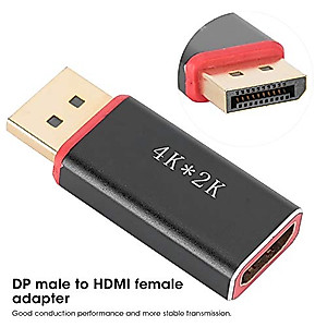 DP to HDMI Adapter, Lightweight DP Male to HDMI Female Adapter for Computer Accessories
