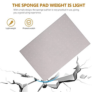 Cabilock Box ring tray core black earrings travel accesories black foam padding jewelry insert sponge black ring insert ring displays for selling earring organizer sponge tray foams pad