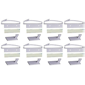 Coolrunner Child Safety Drawer Locks, Safety Invisible Drawer Latches with Strong Adhesive for Baby Care,Only fit for Some Drawer, Please See Below Before Buying(4 Pack)