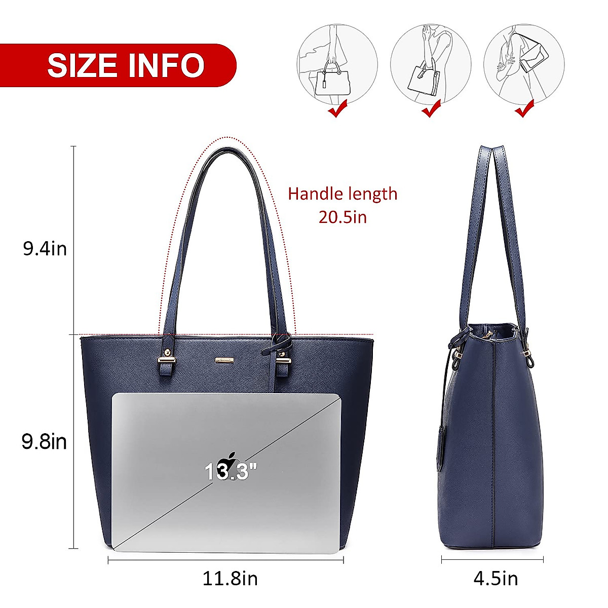 LOVEVOOK Purses and Handbags for Women Fashion Tote Bags Shoulder Bag Top Handle Satchel Bags