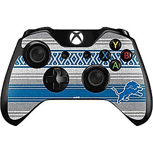 Skinit Decal Gaming Skin Compatible with Xbox One Controller - Officially Licensed NFL Detroit Lions Trailblazer Design
