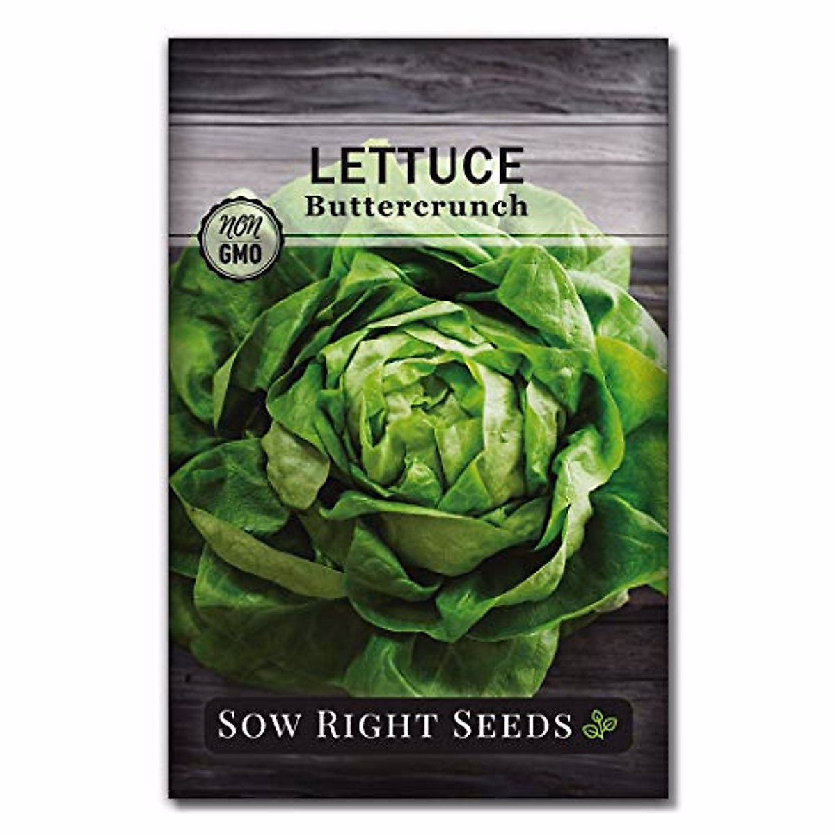 Sow Right Seeds - Large Lettuce Seed Collection for Planting - Buttercrunch, Jericho, Great Lakes, Salad Bowl, Little Gem, Giant Caesar and Lolla Rosa - Non-GMO Heirloom Seeds to Plant a Home Garden