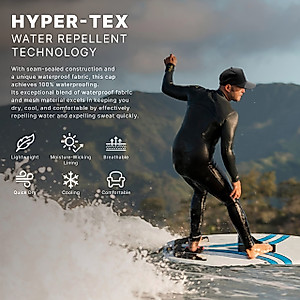 CHOK.LIDS Waterproof Ball Cap Cooling Mesh Running Baseball Cap Breathable Quick Dry Outdoor Sport Fitted Hat for Men Women (Navy)