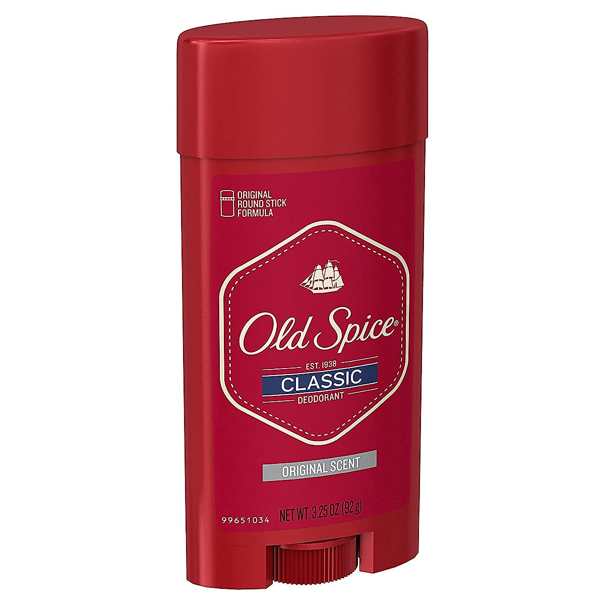 Old Spice Classic Deodorant Stick, Original 3.25 oz (Pack of 3)