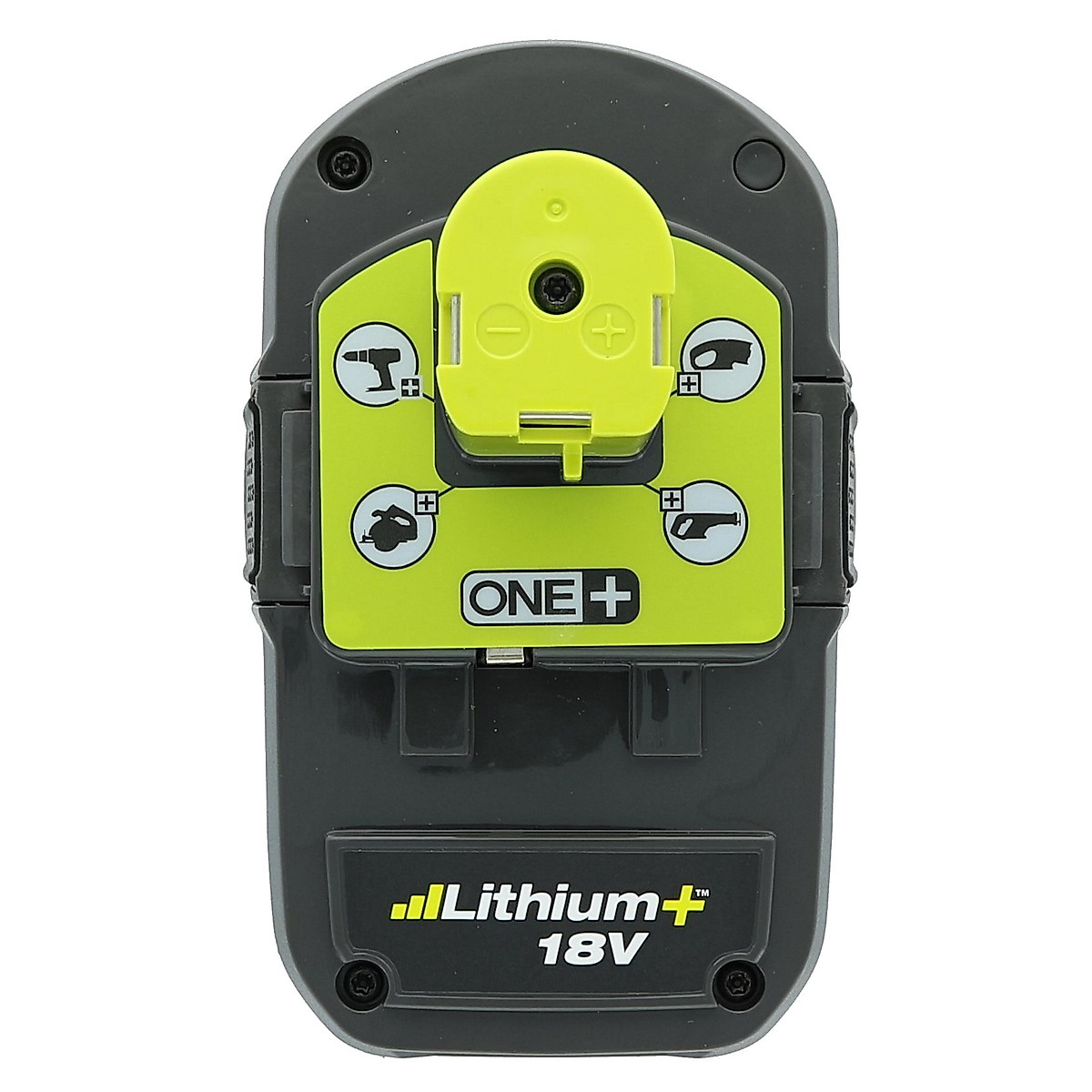 Ryobi P107 One+ 18 Volt Compact Lithium Ion 1.5 Ah Battery Multi Pack (2 Batteries)