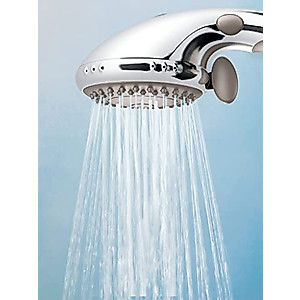 Moen Home Care Chrome Multi-Function Handheld Shower with Pause Control, DN8001CH