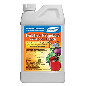 Monterey LG 6274 Fruit Tree & Vegetable Systemic Soil Drench Treatment Insecticide/Pesticide Concentrate for Control of Insects, 32 oz