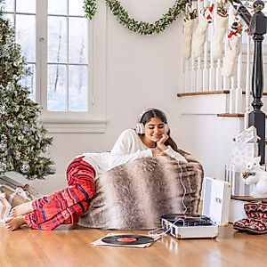 Christopher Knight Home Heavy Metal Inc Meridian Bean Bag Plush Faux Fur Chair | Comfortable and Fun Beanbag for The Whole Family| Non-Spill Memory Foam Filling (Oak Brown Stripes), Small