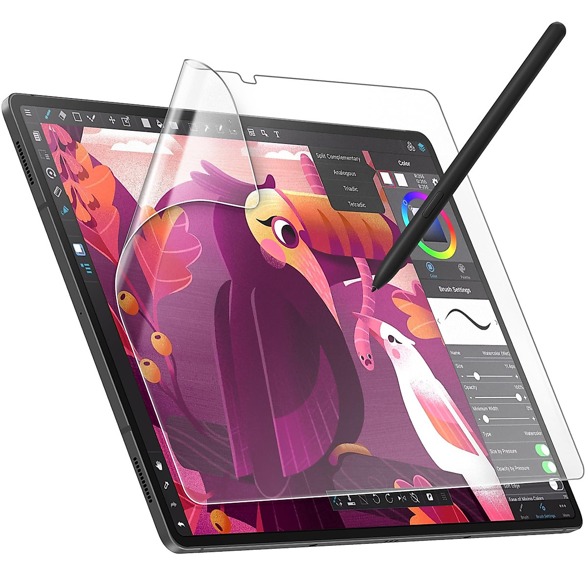 JETech Paper Screen Protector for Samsung Galaxy Tab S10 Ultra/Tab S9 Ultra 14.6-Inch, Anti-Glare, Matte PET Film for Drawing, 1-Pack