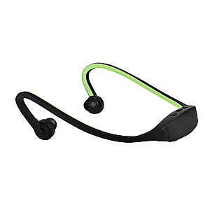 Serounder Bluetooth Headset, Sport Wireless Bluetooth 4.1 Neckband Earphone Stereo Headphones Headset w/Mic, TF Card Slot and Hands-Free Calls(Green)