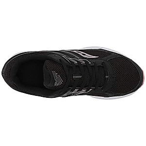 Saucony Women's Core Cohesion 14 Road Running Shoe, Black/Pink, 8.5 Wide